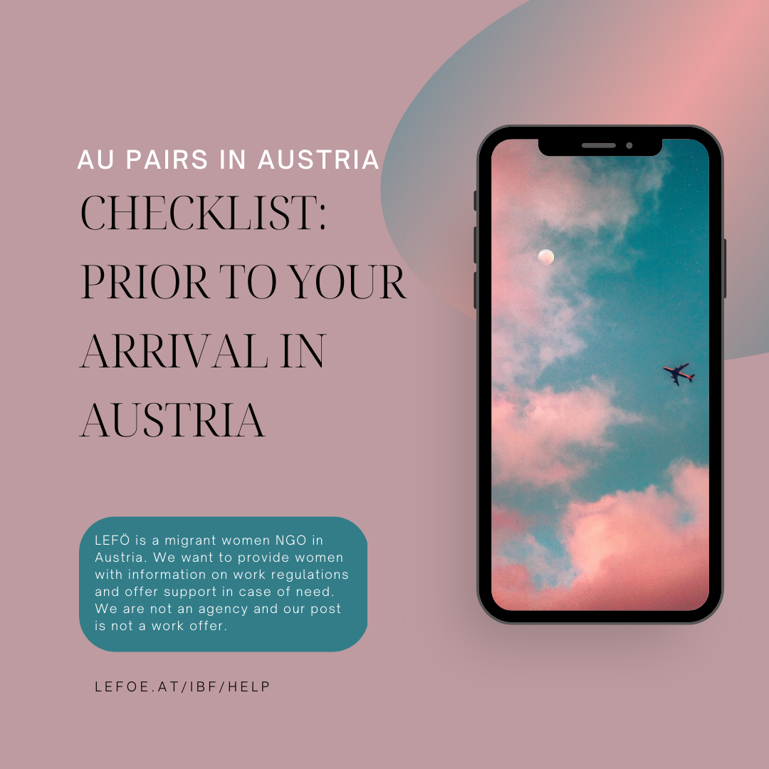 Au Pair | Checklist - LEFÖ-IBF - Medium