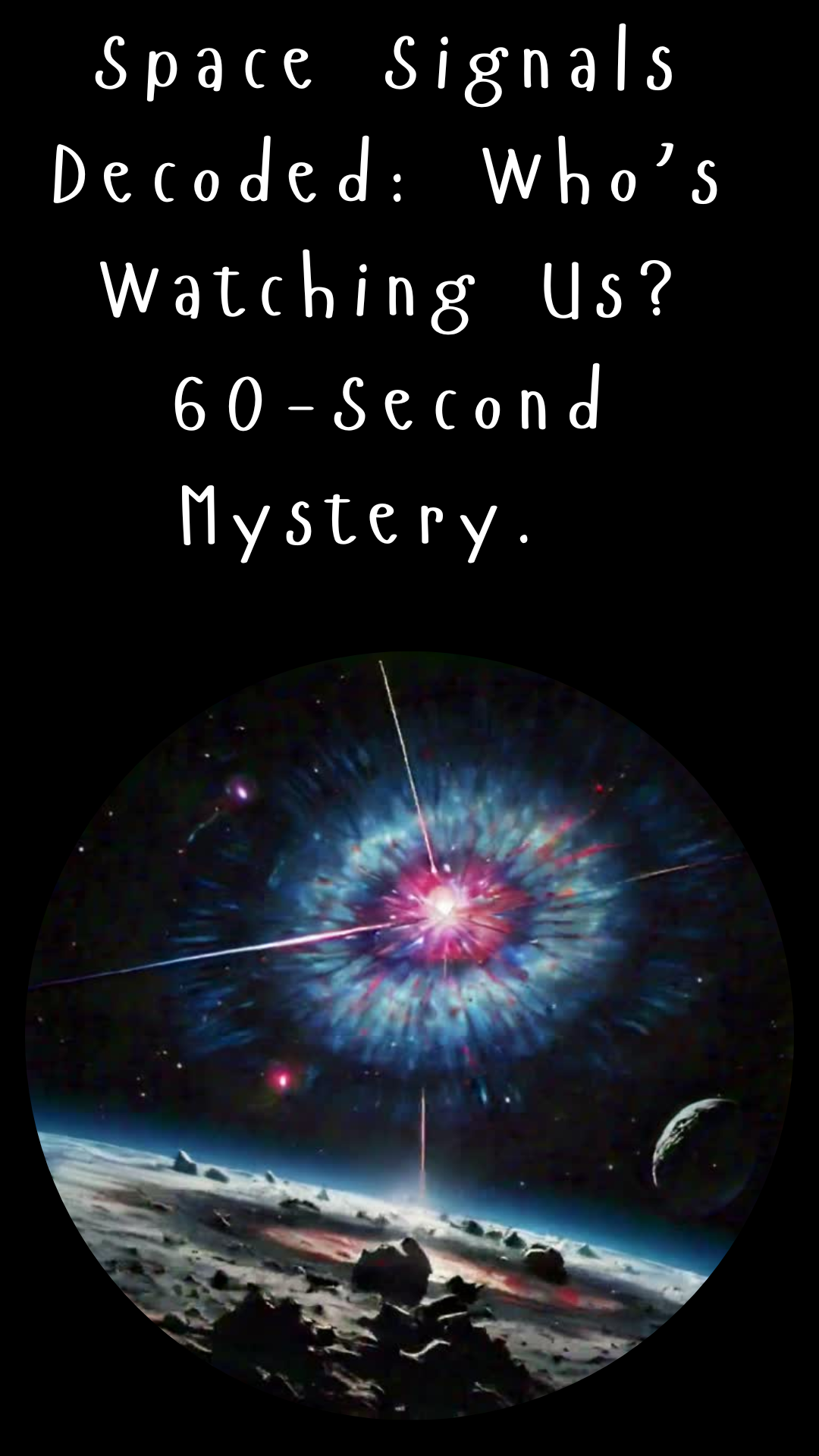 Space Signals Decoded: Who’s Watching Us? 60-Second Mystery. 🚀 In just ...