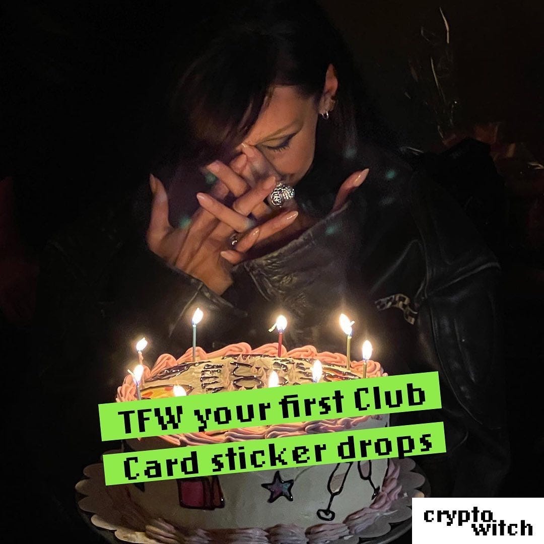 web3 IRL — Club Card Holder Challenge #1 | by Crypto Witch Club | Medium