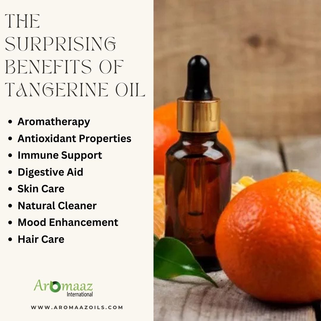 Sunshine in a Bottle: The Surprising Benefits of Tangerine Oil ...