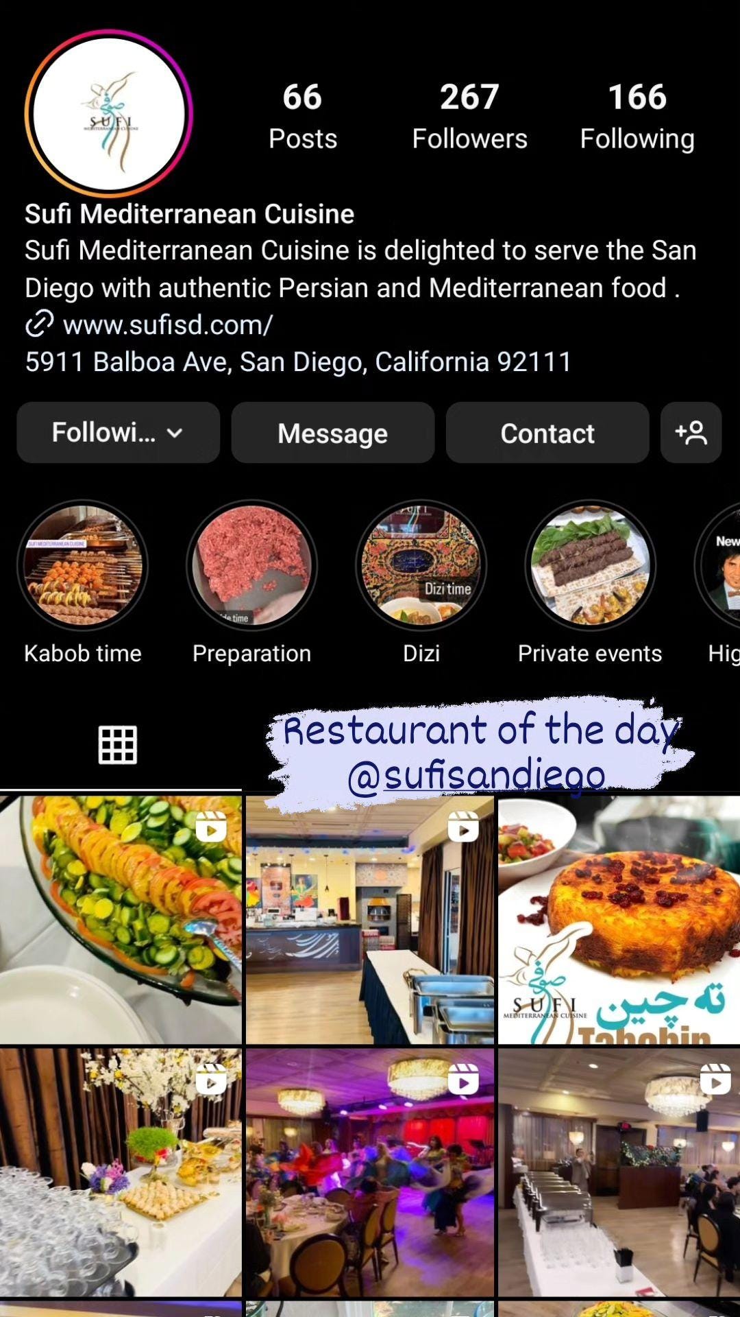 Sufi Grill, San Diego: Restaurant of the Day - Zeeshan Zaidi - Medium