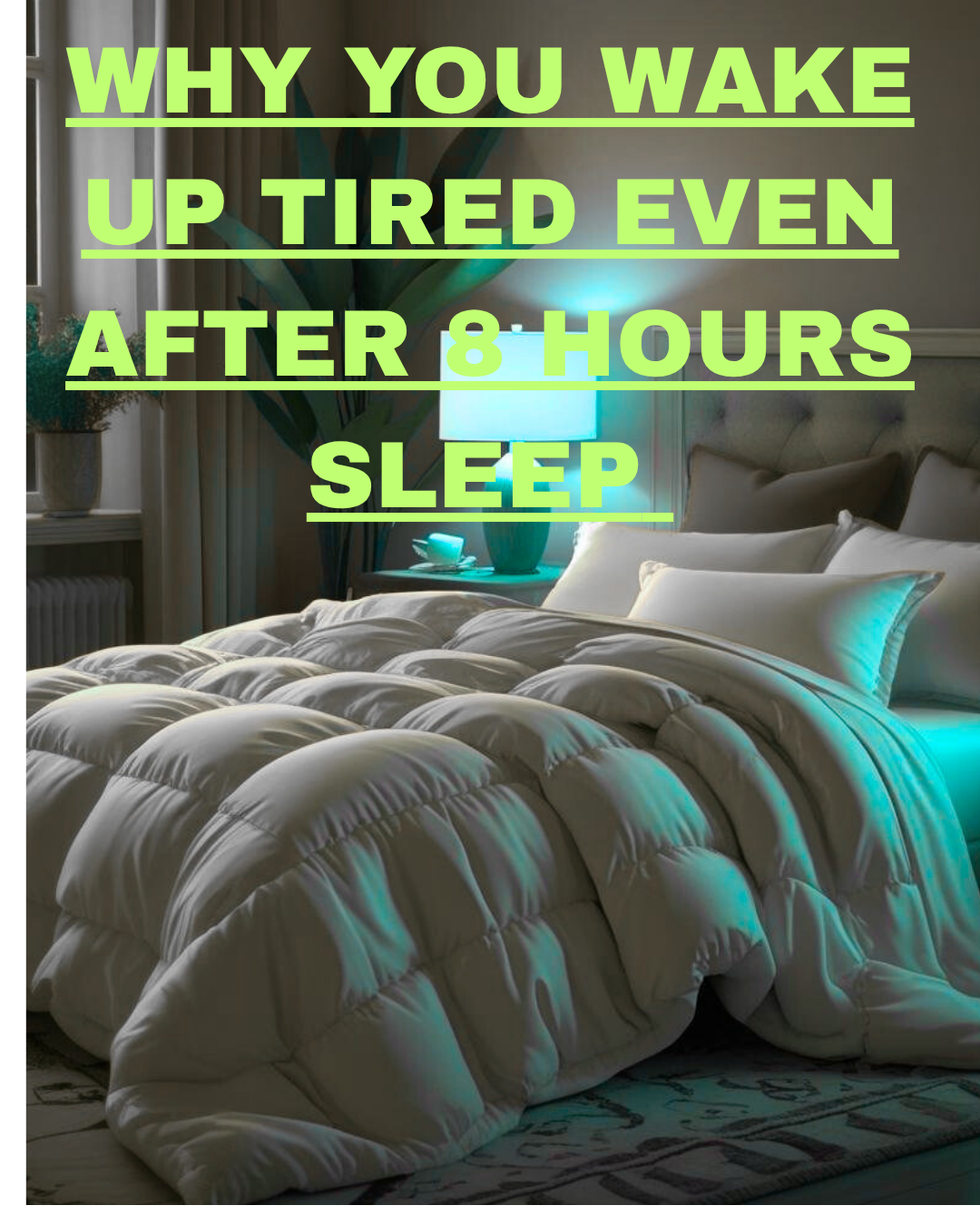 Why You Wake Up Tired Even After 8 Hours of Sleep (And How to Fix It) | by THE ULTIMATE GUIDE TO ...