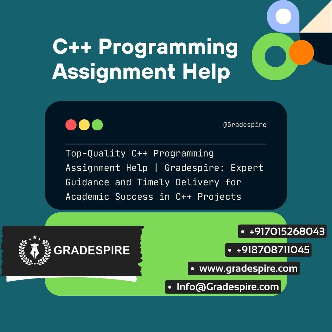 Great Grades with Skilled C++ Assignment Help from Gradespire ...