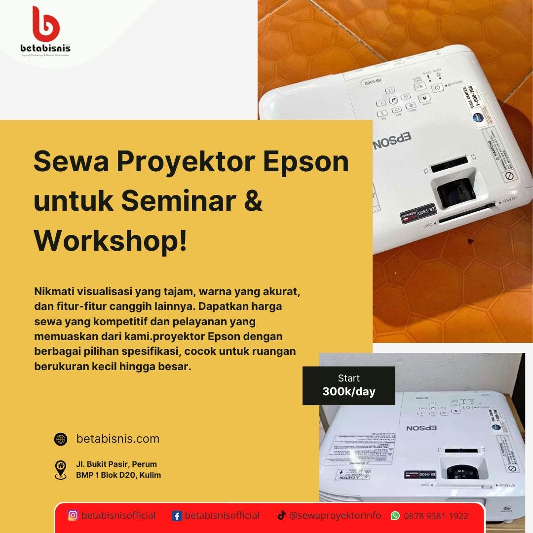 Sewa Proyektor Epson Untuk Acara Seminar & Workshop! | by Sewa Proyektor Terbaik | Jul, 2024 ...