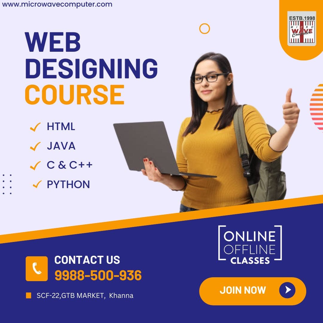 Web Designing Course In Khanna. The Web Design Fundamentals course is… | by lavanya garg | Aug ...