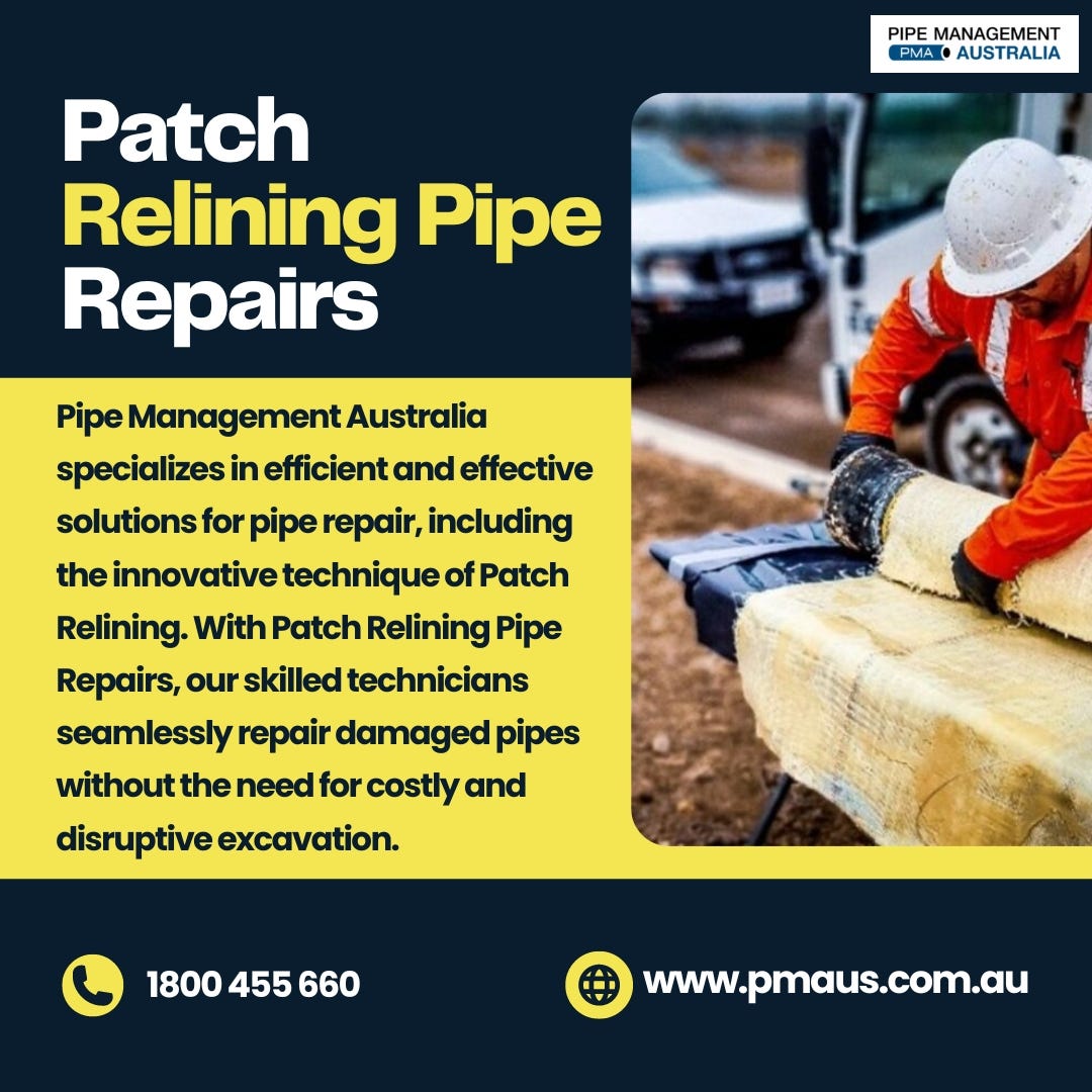 Patch Relining Pipe Repairs - Spiral Relining - Medium