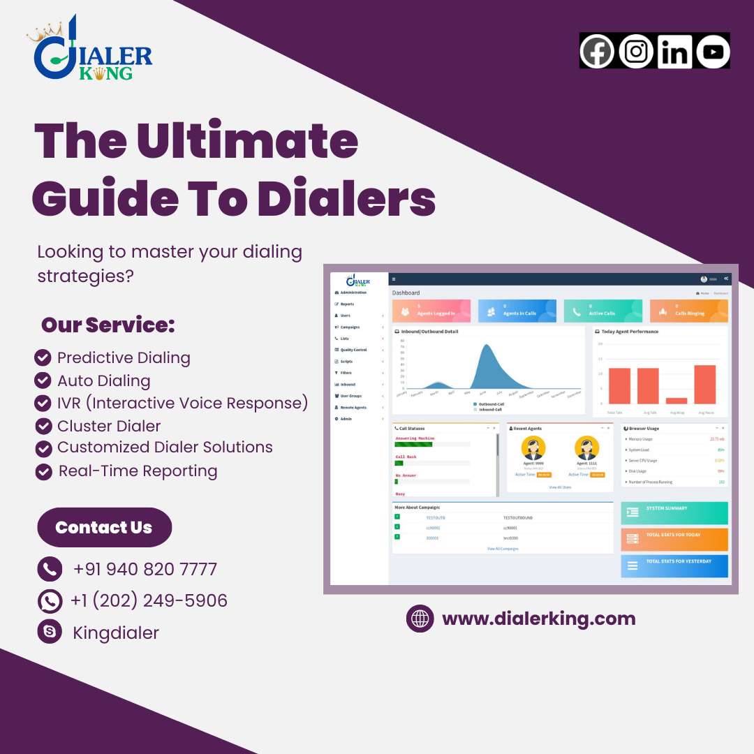 Dialer King: Mastering Your Communication Strategies🚀 Dialer King has you covered with a range ...