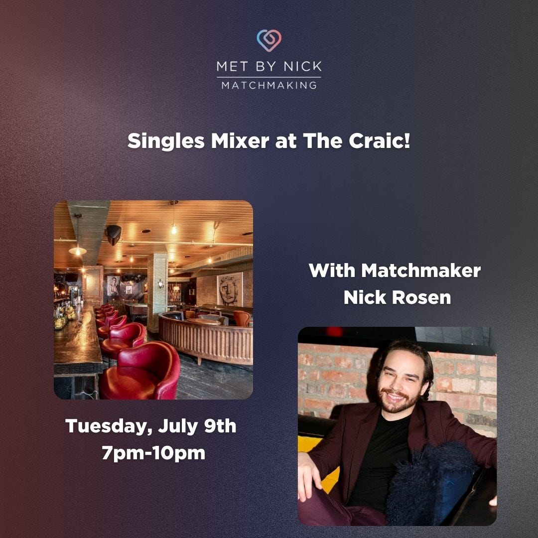 July 9th Exclusive Singles Mixer at The Craic in Brooklyn: A Night of ...