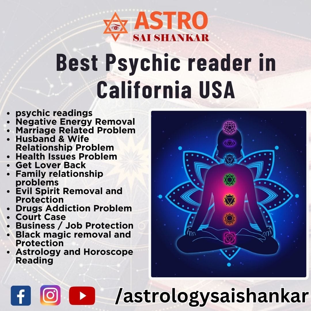 Best Psychic reader in California USA - Astrology Sai Shankar - Medium