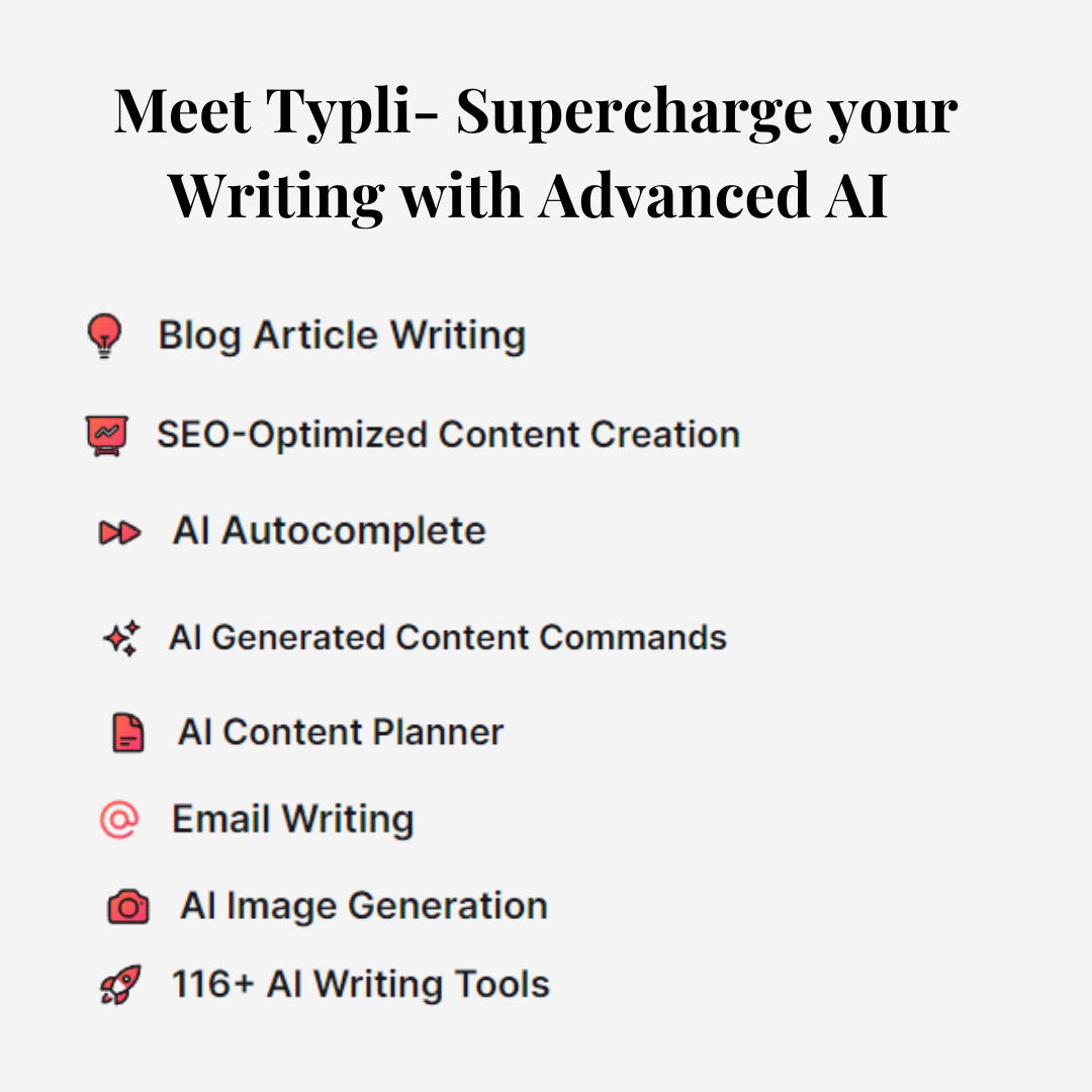 Getting Started with Typli.ai: Tips for New Users in 2024 | by Subhodeep Karmakar | Sep, 2024 ...