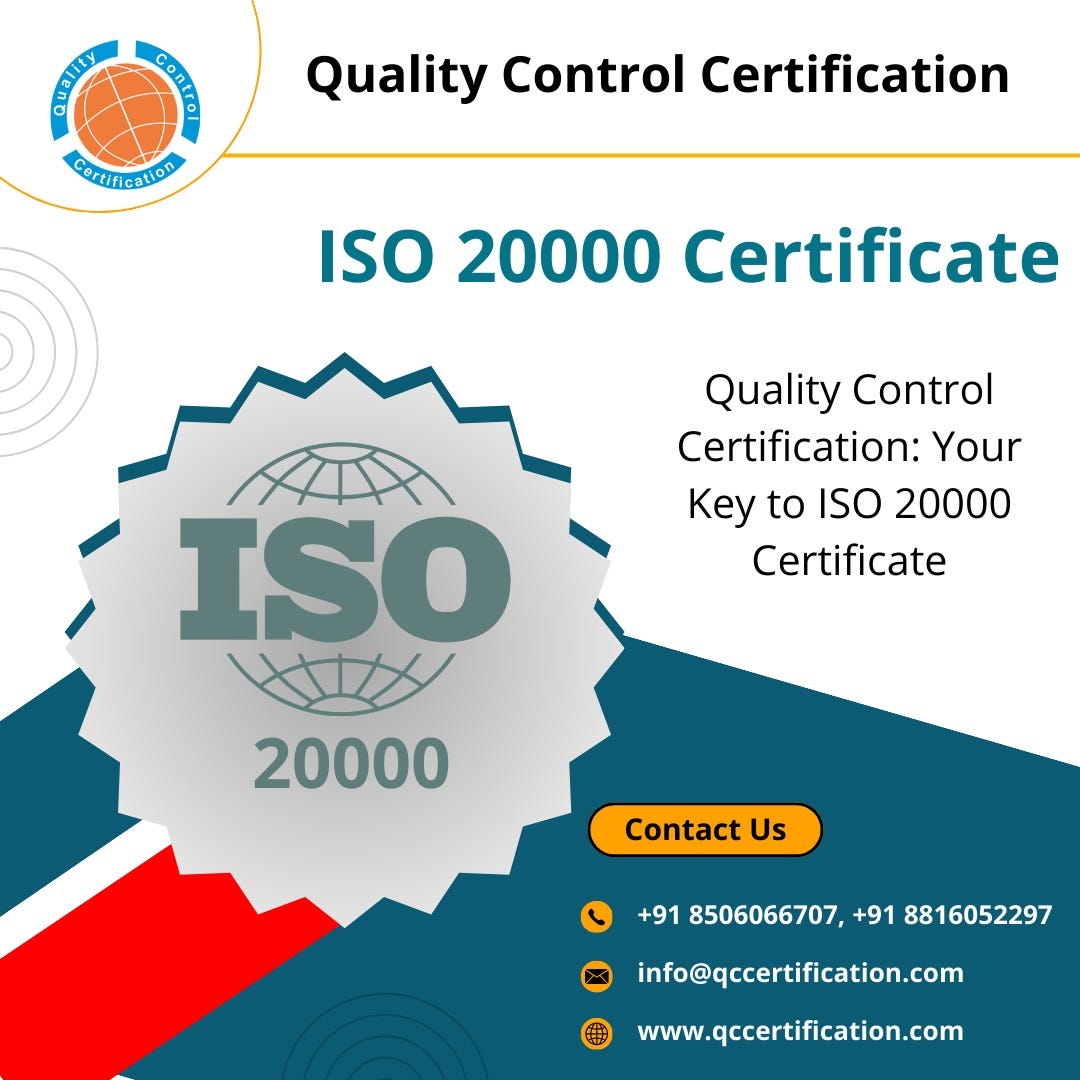 ISO 20000 Certificate | QC Certification - Sandeep - Medium