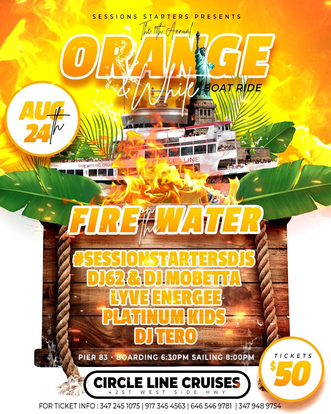 Orange & White 2024 - Harry Ajax - Medium