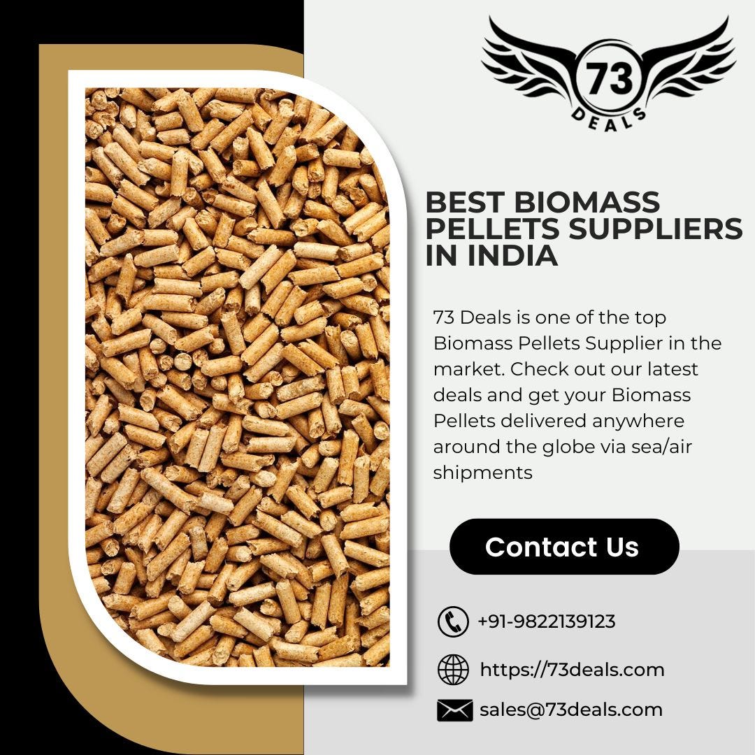 73 Deals: Top Biomass Wood Pellet Exporters in India | by 73 Deals | Medium