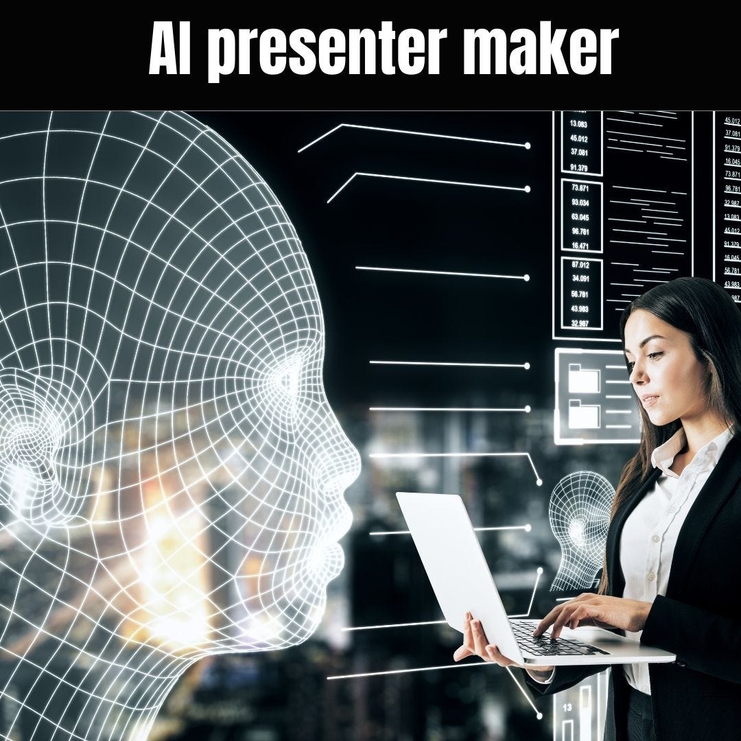 What are the key functionalities and features of an AI presenter in the ...