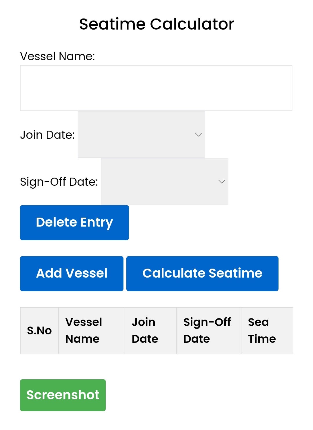 📣 Calling all maritime professionals! Our Seatime Calculator simplifies ...