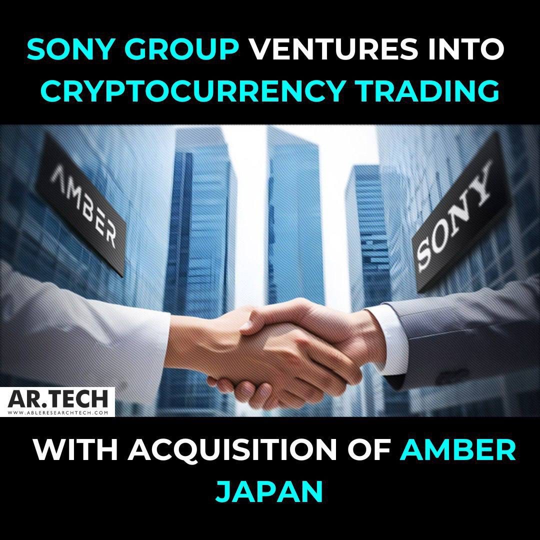 Japanese tech giant Sony Group acquired crypto exchange Amber 🇯🇵 | by ARTECH International | Jul ...