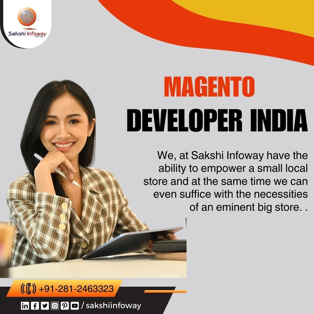 Magento Developer in Rajkot India - Sakshi Infoway - Medium