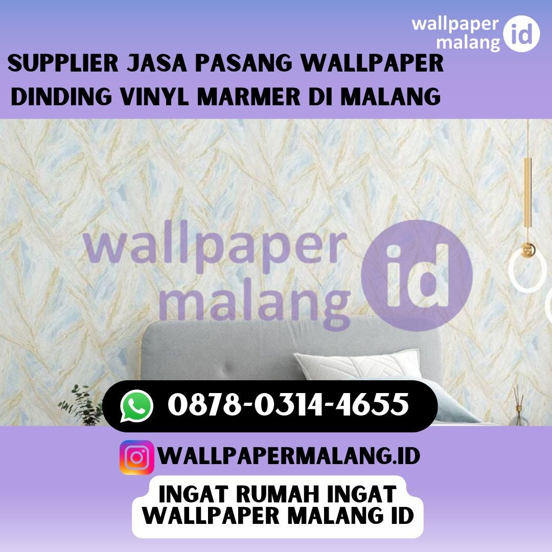 suplier jasa pasang wallpaper dinding vinyl marmer di malang | by ...