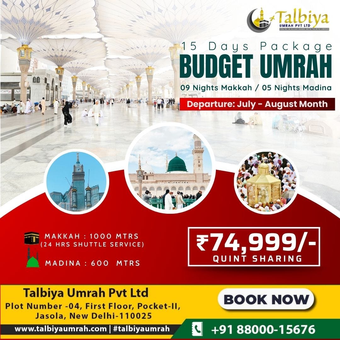 Embark on a Spiritual Journey with Talbiya Umrah Pvt. Discover the sacred beauty of Umrah with ...