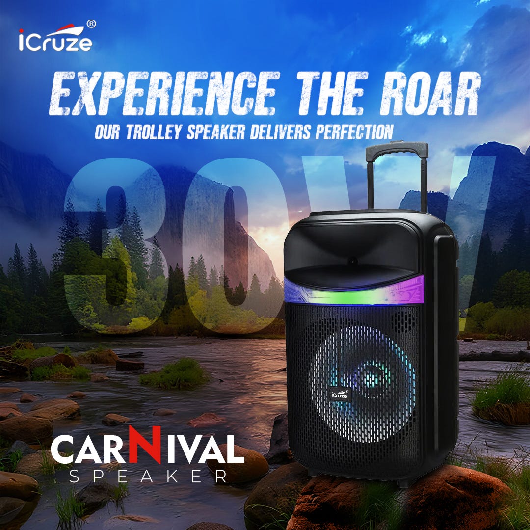 Introducing the iCruze Carnival Portable Speaker: Your Ultimate Party ...