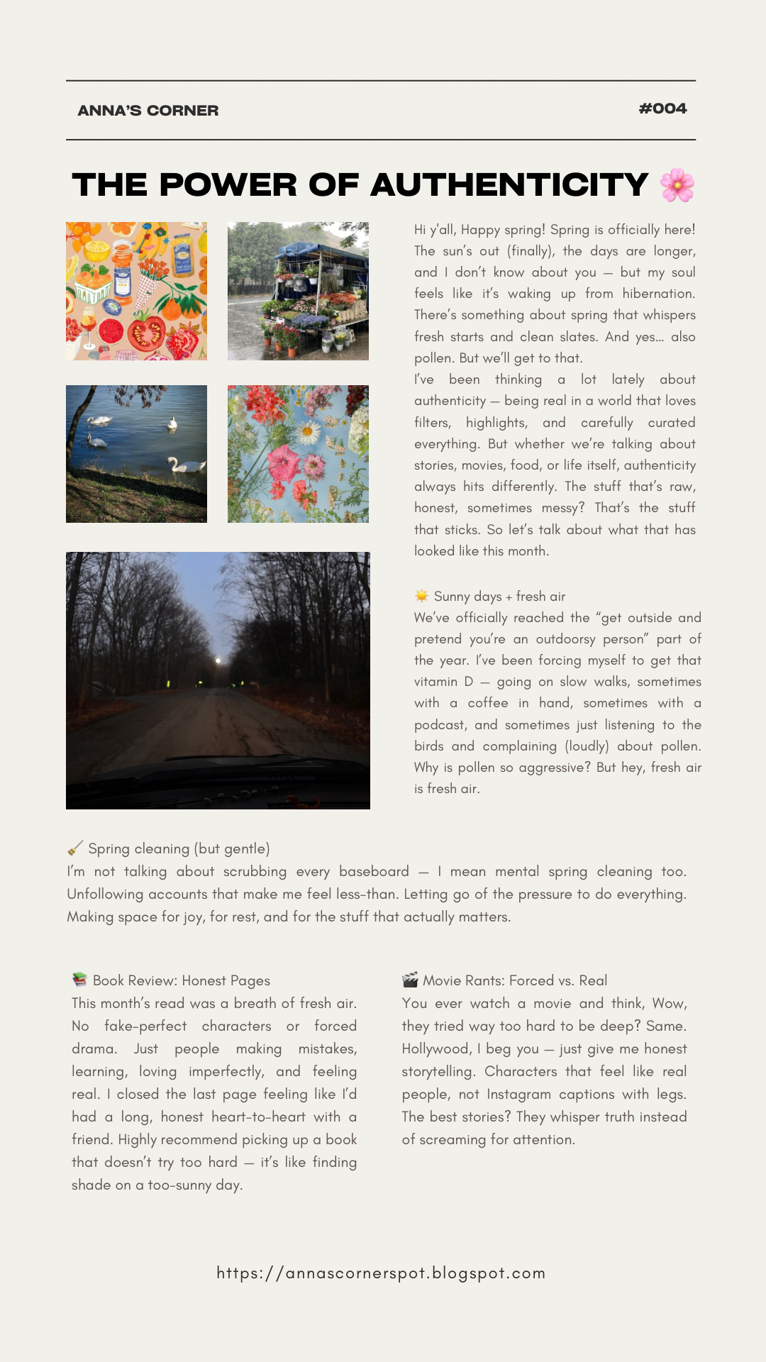 📬 April Newsletter — The Power of Authenticity 🌸 | by Anna's Corner | Apr, 2025 | Medium