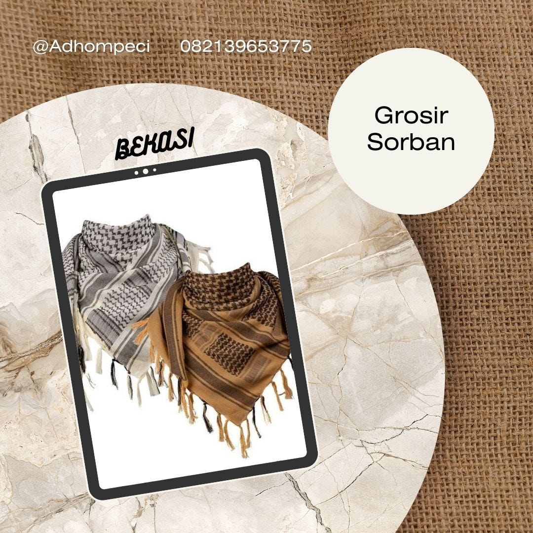 Sorban Bekasi: Pusat Grosir Sorban Berkualitas untuk Kebutuhan Anda — 082139653775 | by aril 123 ...