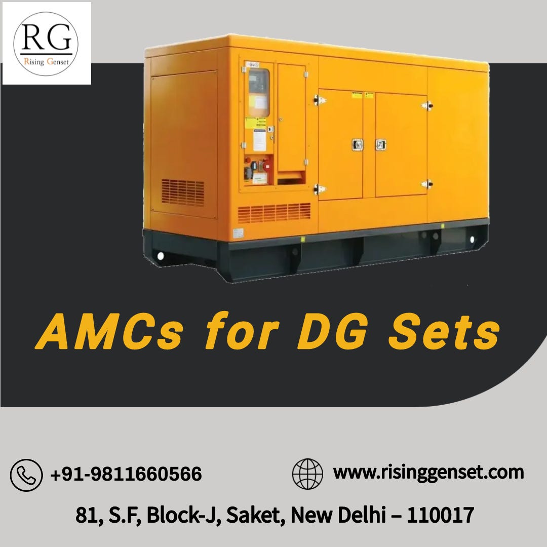 AMCs For DG Sets - Risinggenset - Medium