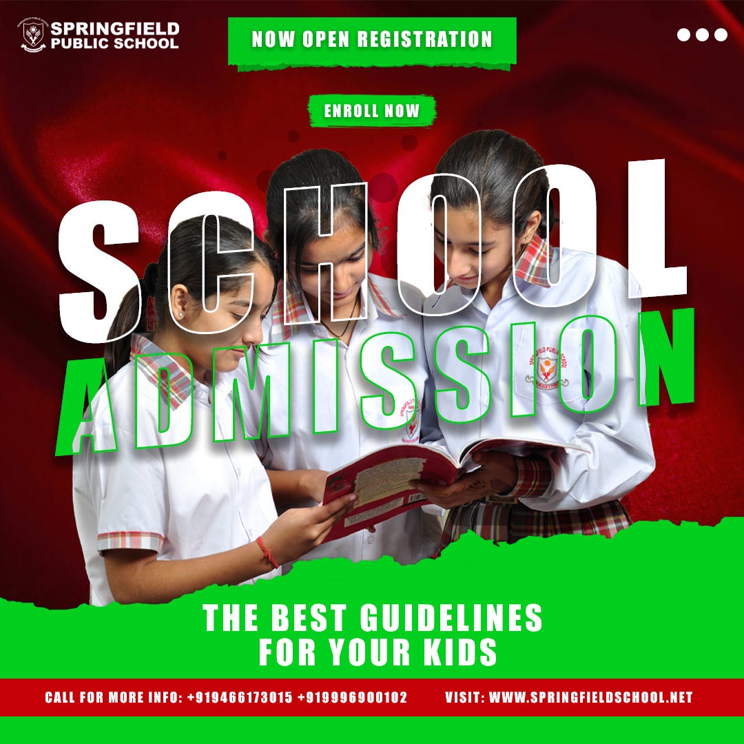 Springfield Public School Ambala Admission Open Now For Boarding ...
