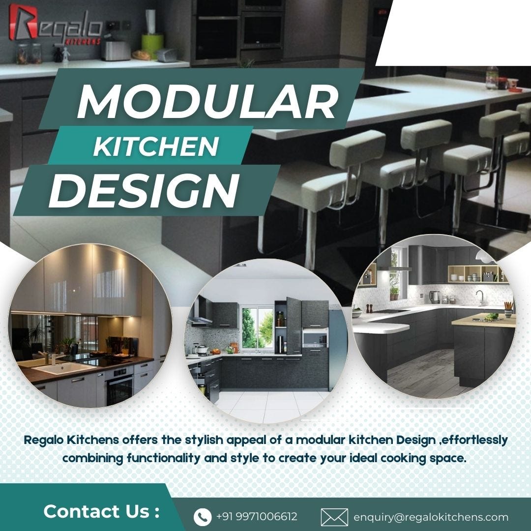 Modular Kitchen Design - Regalo Kitchens - Medium