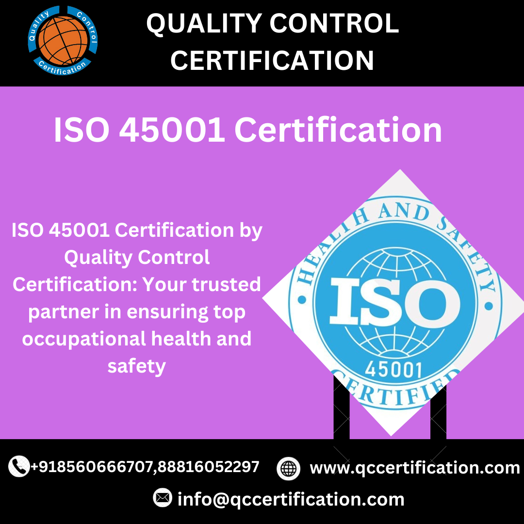 ISO 45001 certification| QC Certification - Vaibhav Aggarwal - Medium