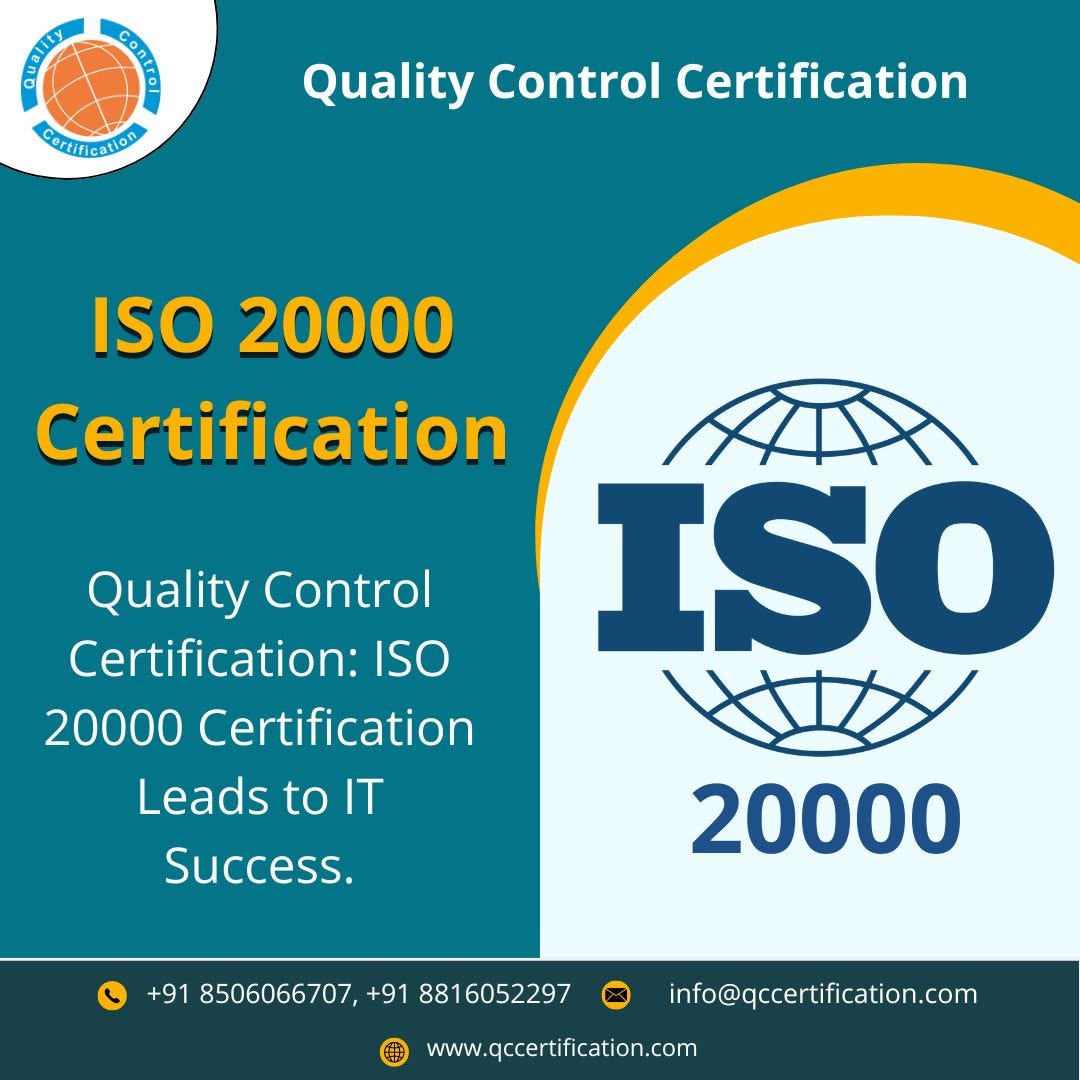 ISO 20000 Certification | QC Certification - Sandeep - Medium