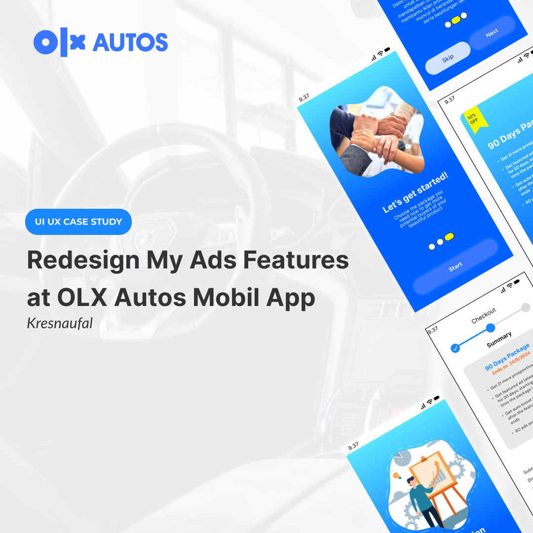 UI UX Case Study: Re-Design My Ads Features at OLX Autos Mobile App ...
