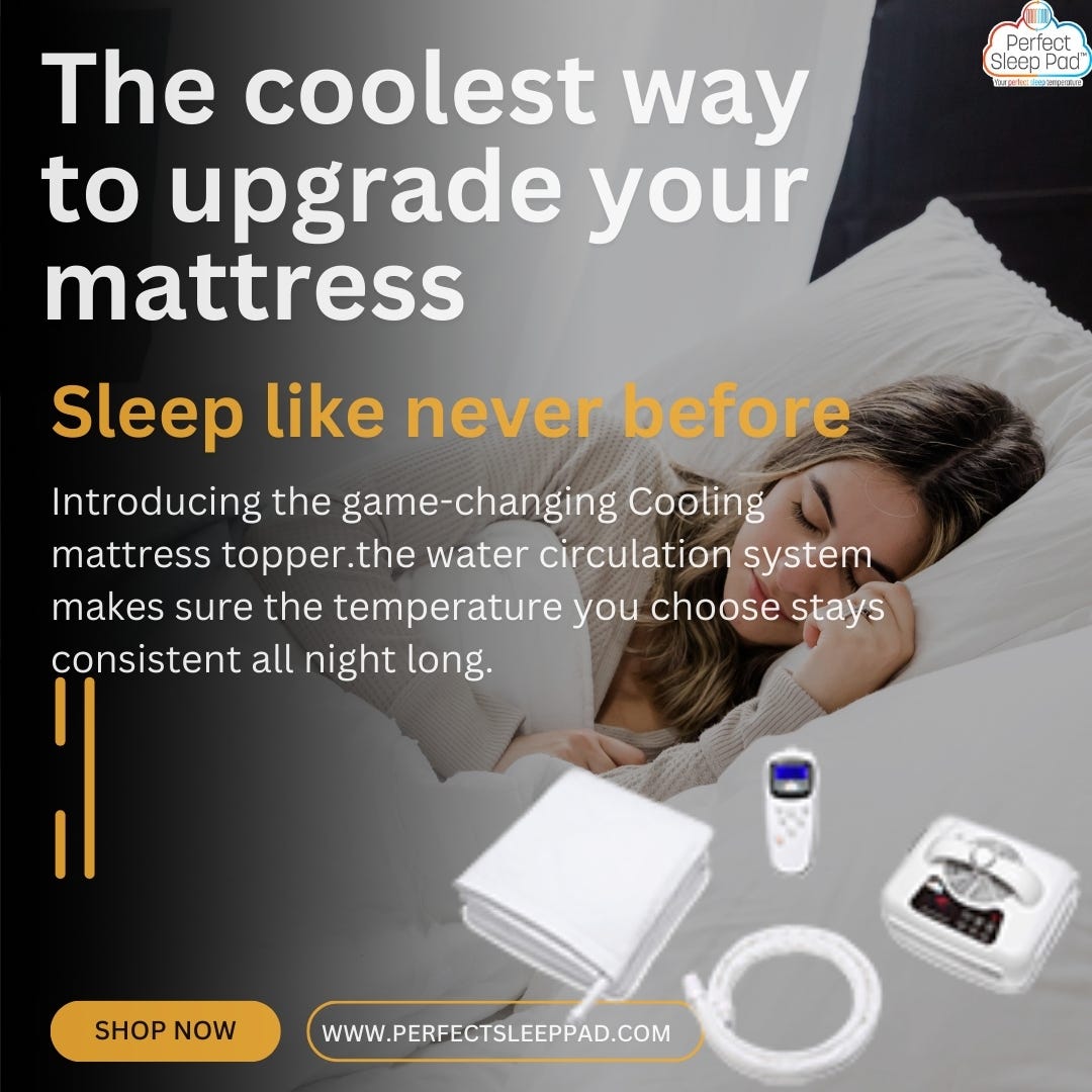 Cooling Mattress Topper|Perfect Sleep Pad - Perfect Sleep Pad - Medium