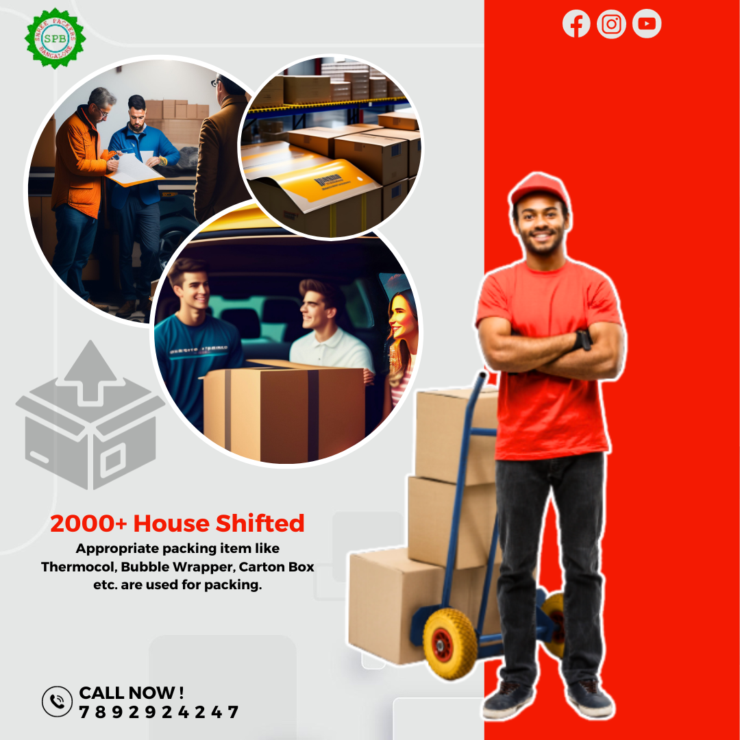 House Shifting Services HSR Layout - Shreepackers - Medium