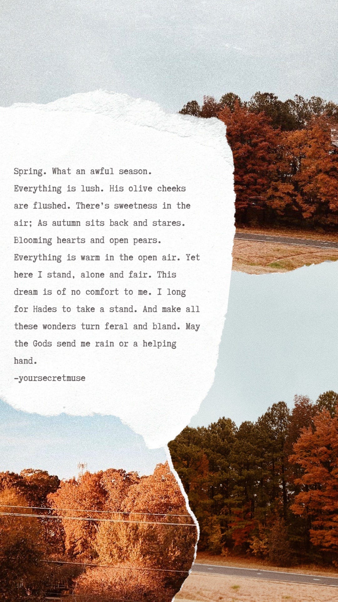 🍂ode to spring🍂 | by yoursecretmuse | Medium