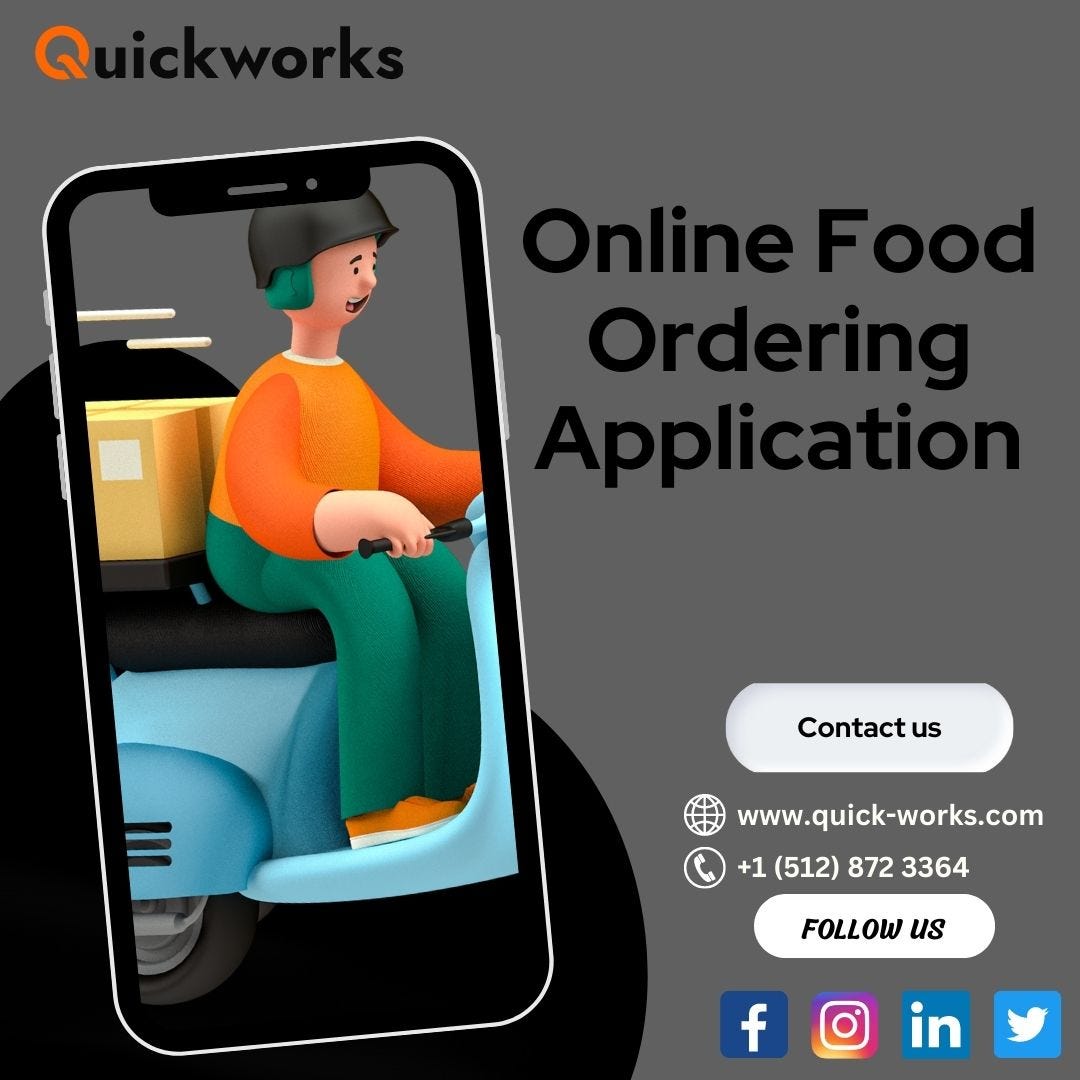 Online Food Ordering Application - Quick Works - Medium