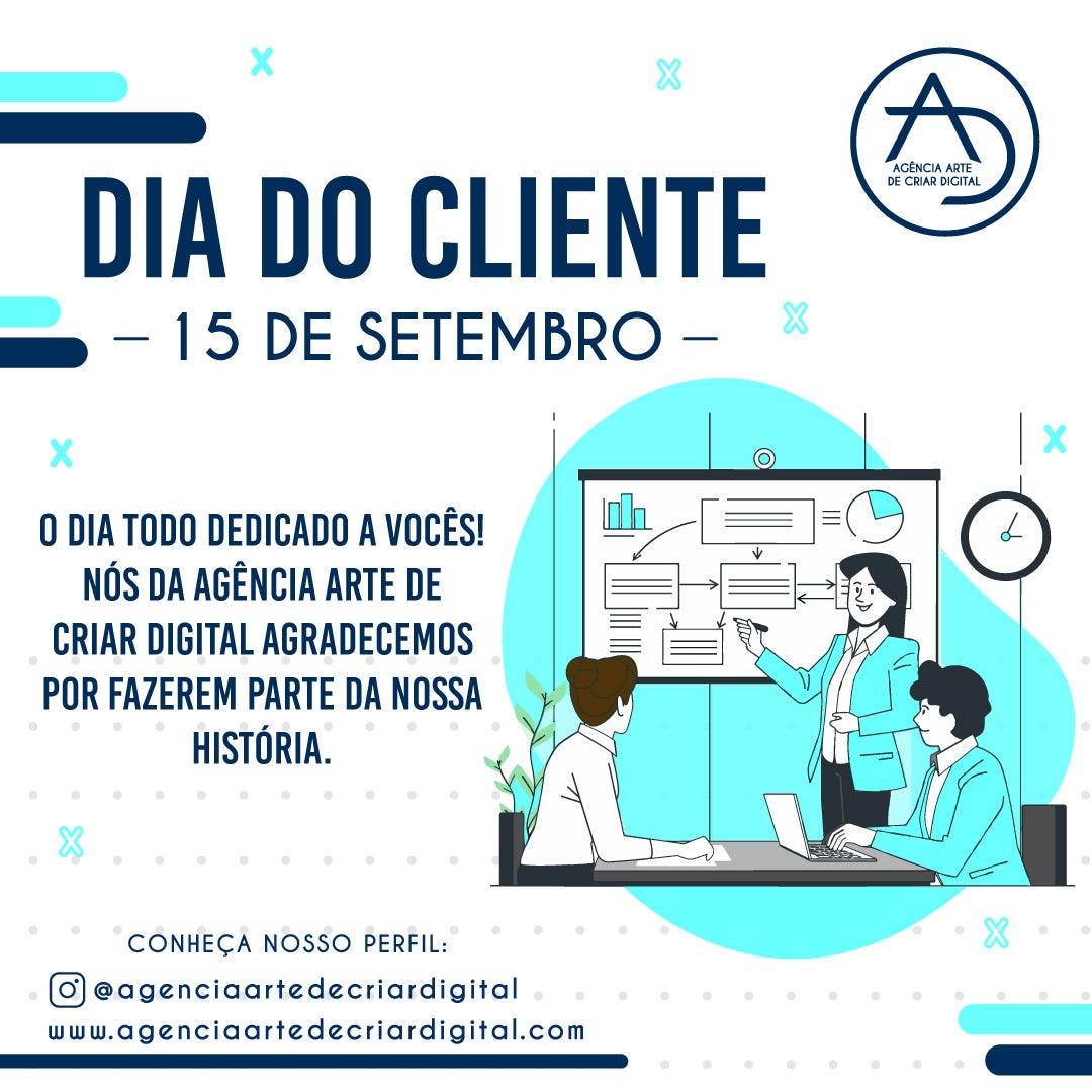 15 DE SETEMBRO, DIA DO CLIENTE. Agradecemos pela sua colaboração! Nós ...