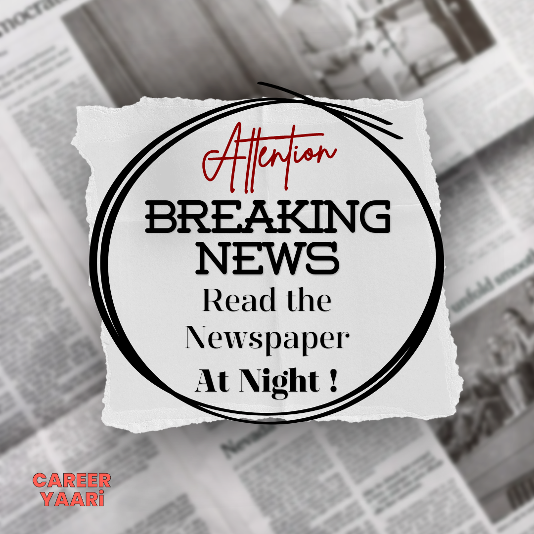 Why Reading the Newspaper in the Evening is a Good Habit | by Career ...