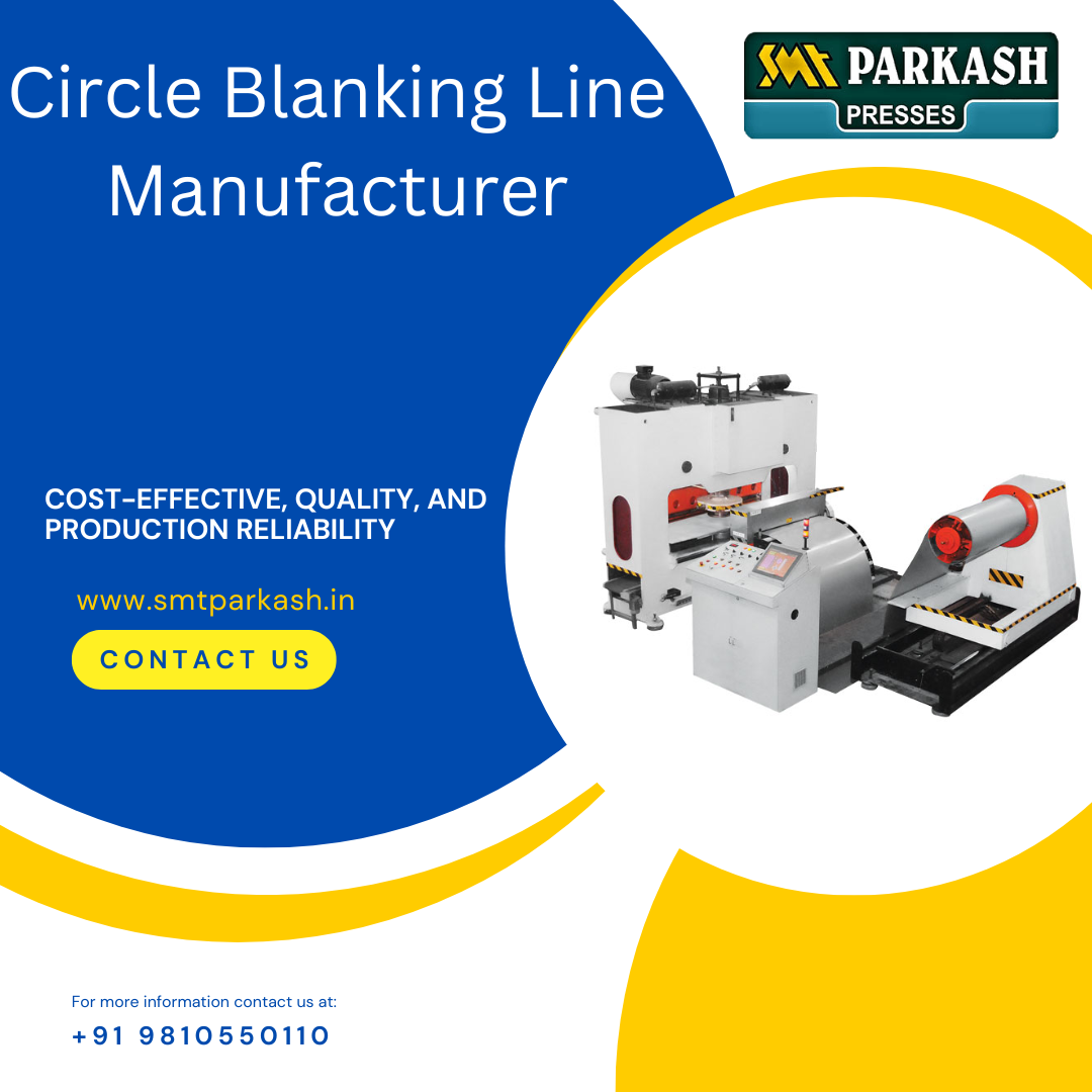 Circle Blanking Line Manufacturer - Sharma Presses - Medium