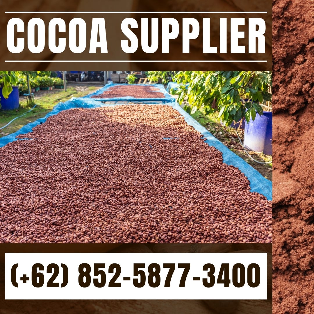 GOOD QUALITY!! (+62) 852–5877–3400, Supplier Of Organic Cocoa Powder In Bukit Batok, Supplier Of ...