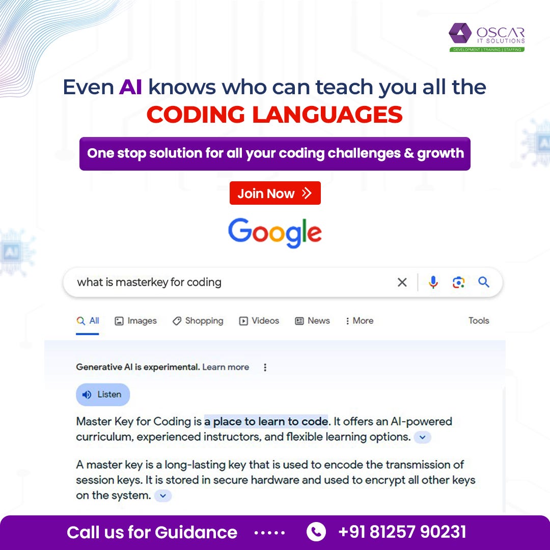 Even Ai Agrees We Re The One Stop Solution For All Your Coding Challenges And Growth Master