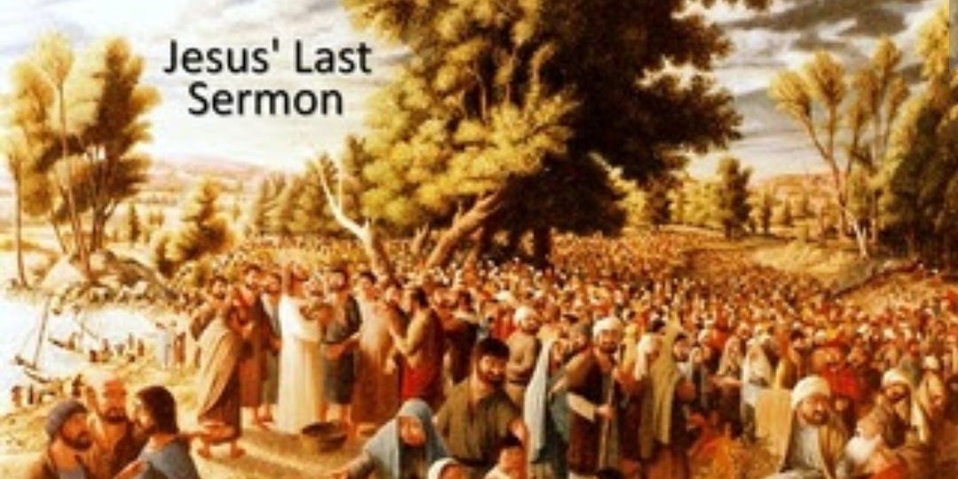 Last Sermon of Jesus (LS13). The Father’s Revelation | by Ace James ...