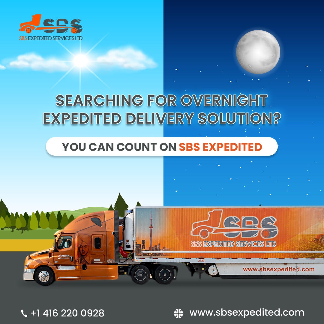 Enhancing Canadian Transportation and Logistics: A Look into SBS Expedited’s | by Anuj Sharma ...