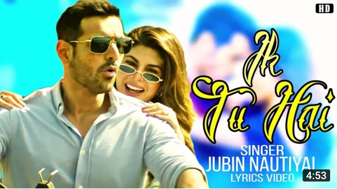 "IK TU HAI" SONG LYRICS(Jubin Nautiyal,Shashwat Sachdev)(Kumaar)(John ...