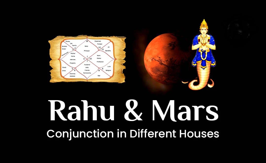 Know the effect of Mars and Rahu conjunction in different houses | by ...