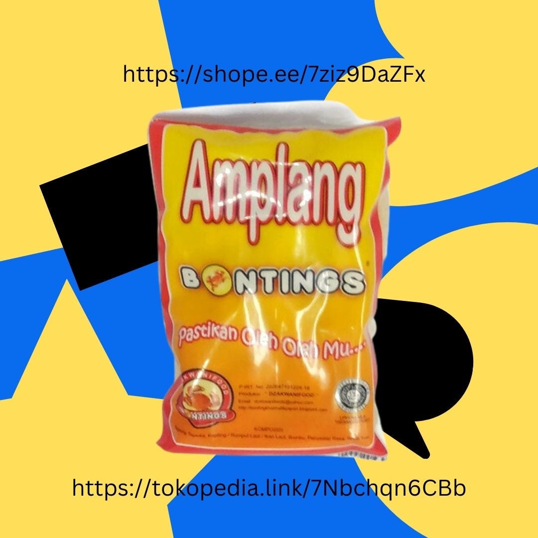 100 GRAM MAKANAN AMPLANG ORIGINAL RASA IKAN TENGIRI, | by SYR | Aug ...