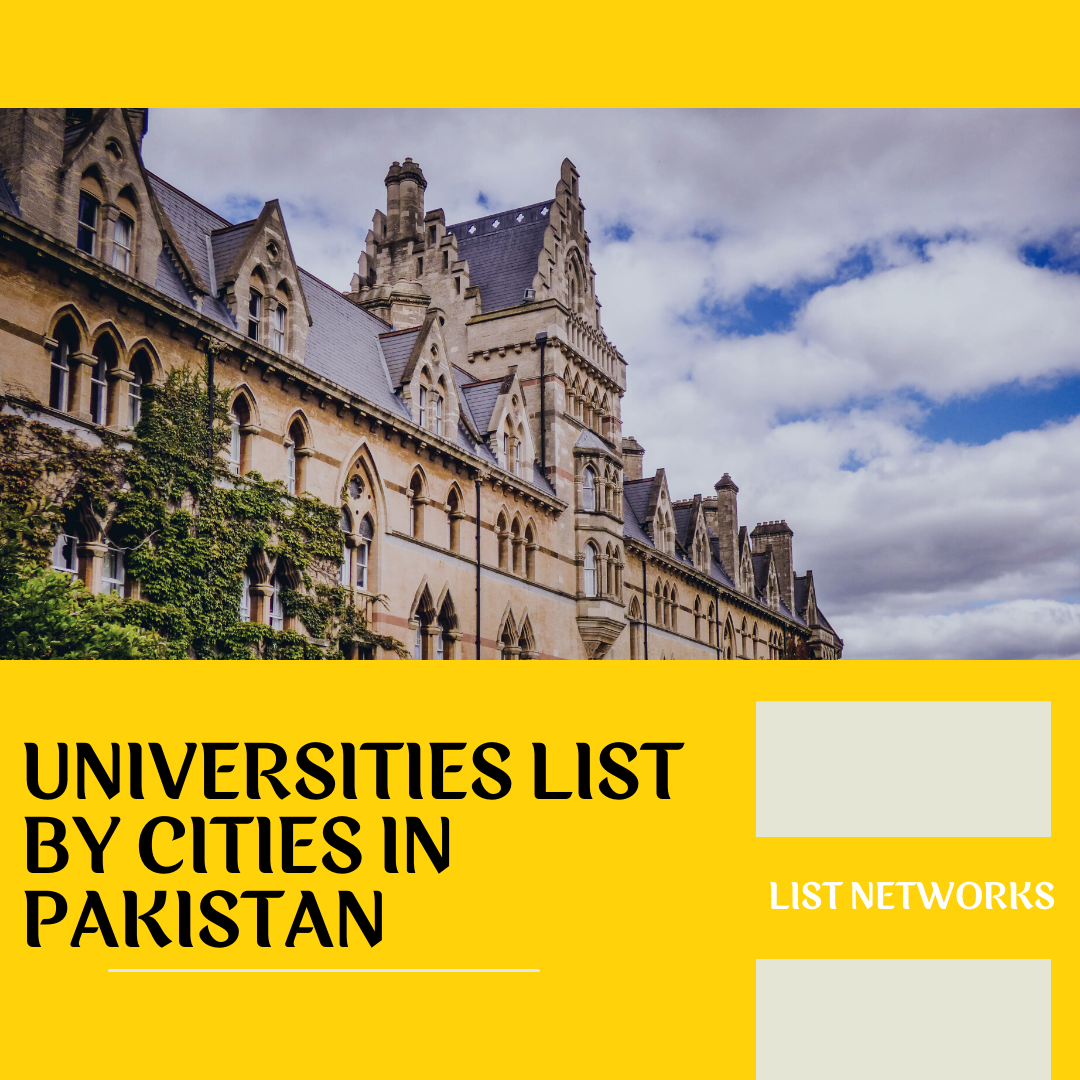 Top 10 Universities List By Cities In Pakistan | by List Networks | Medium