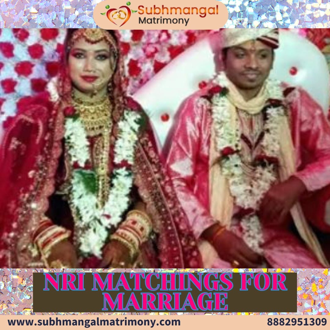 NRI Matchings For Marriage : Make Perfect Match For Perfect Couple | by ...