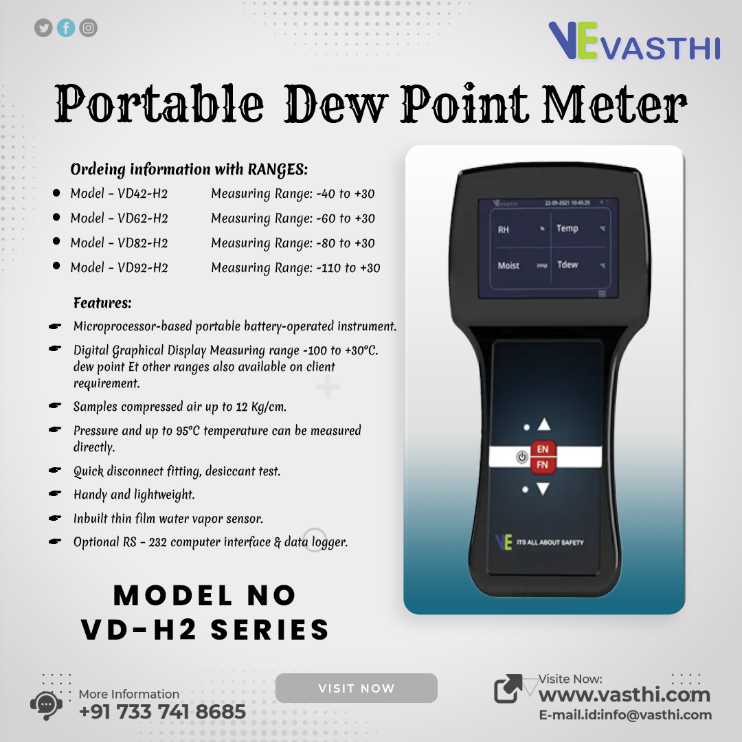Portable Dew Point Meter — Vasthi Instruments | by vasthi instruments ...