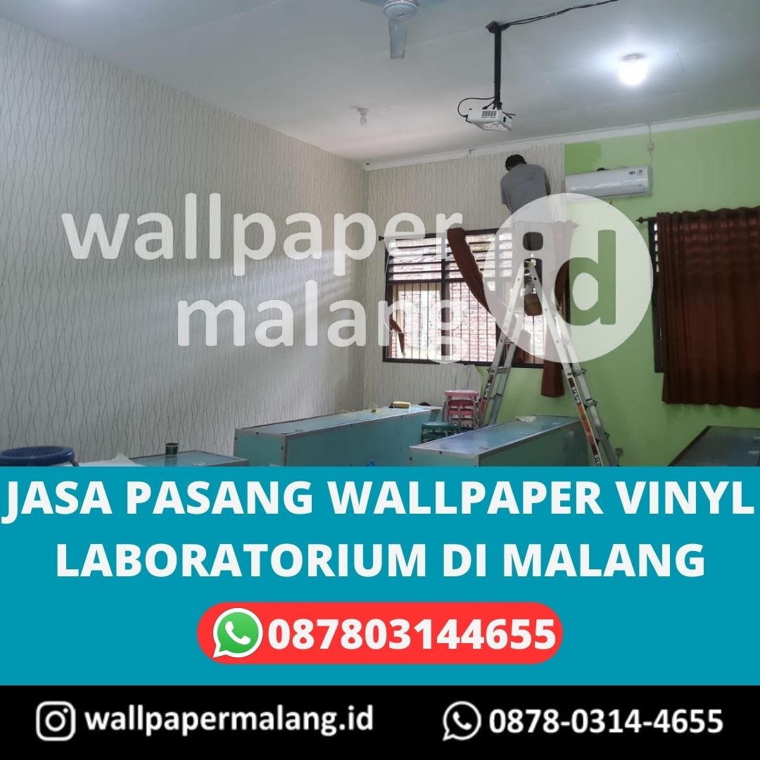 JASA PASANG WALLPAPER VINYL LABORATORIUM DI MALANG | by ...